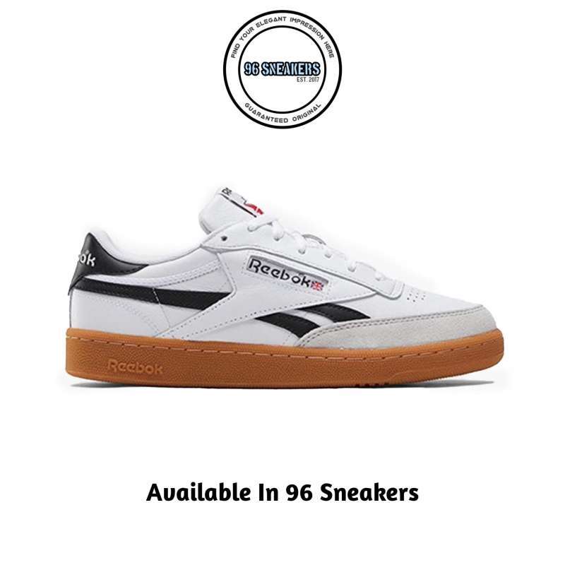 Jual Sepatu Sneakers Pria Reebok Club C Revenge Vintage White Gum (reec00202316) Original - 45 ...