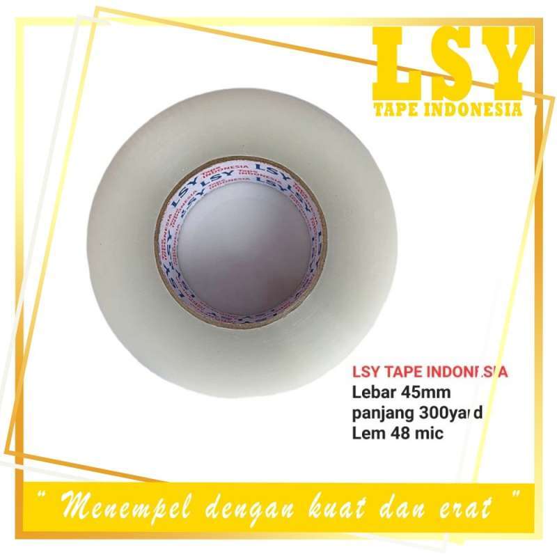 Promo Lsy Lakban Coklat 45mm X 300yard Full | Lakban 45mm X 300yard X ...
