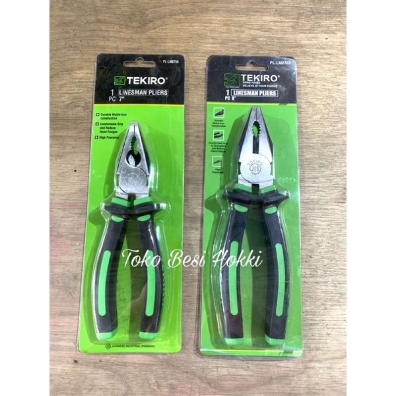 Jual Tang Kombinasi Tekiro / Tang Tekiro / Tang Linesman Pliers (7 & 8 ... Jual Tang Kombinasi Tekiro / Tang Tekiro / Tang Linesman Pliers (7 & 8 ...