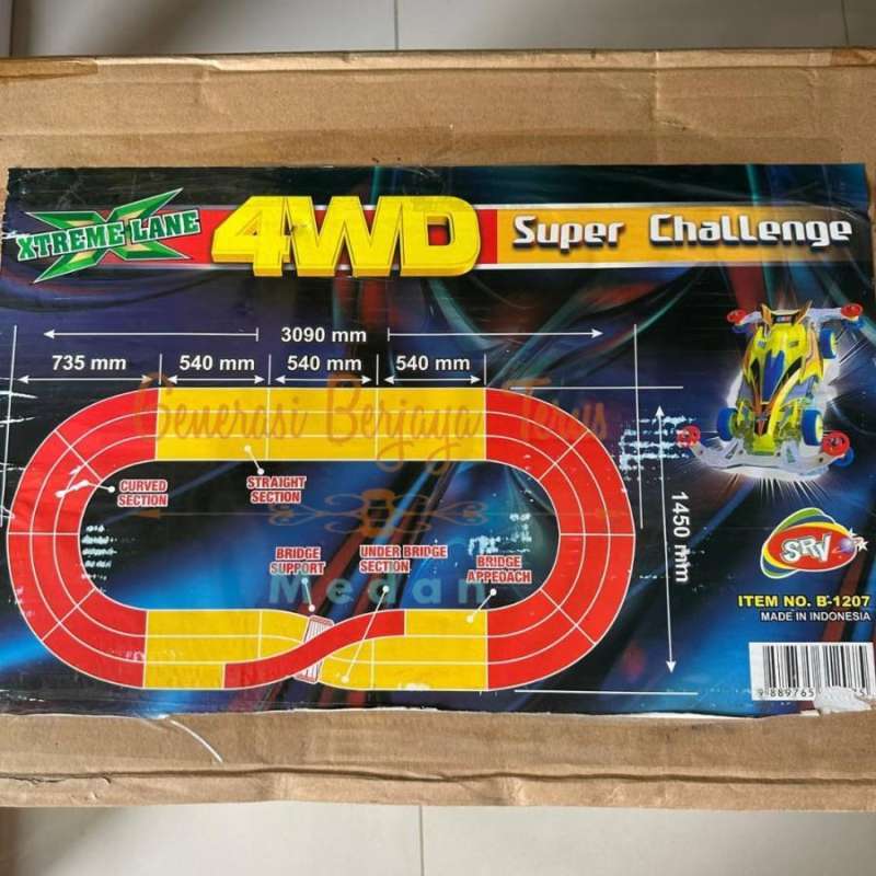 Jual Track Tamiya 3 Jalur Image Extra Long Extra Loop Warna - 3 Jalur ...