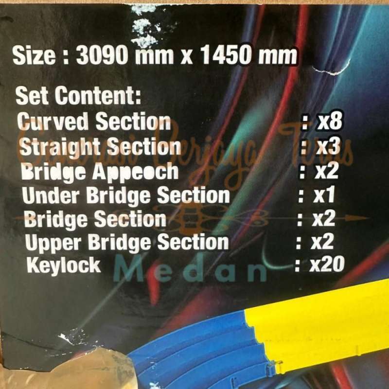 Jual Track Tamiya 3 Jalur Image Extra Long Extra Loop Warna - 3 Jalur ...