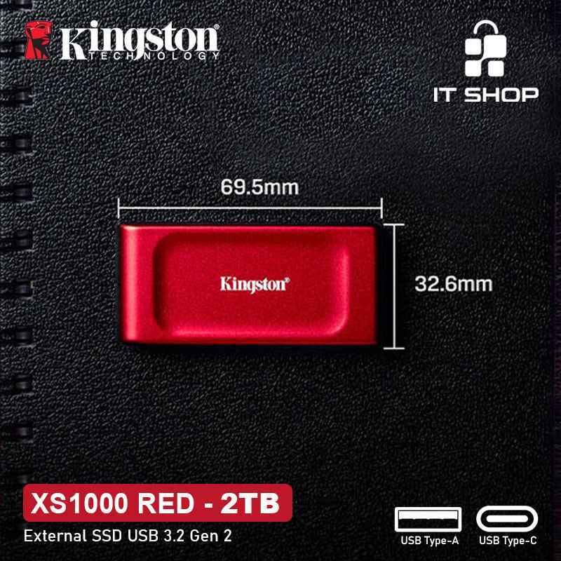 Jual Kingston Xs1000 Red External Portable Ssd - 2tb Di Seller It Shop ...