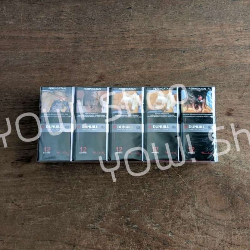 Jual Rokok Dunhill Hitam Filter Isi 12 Batang - 1 Slop = 10 Bungkus ...