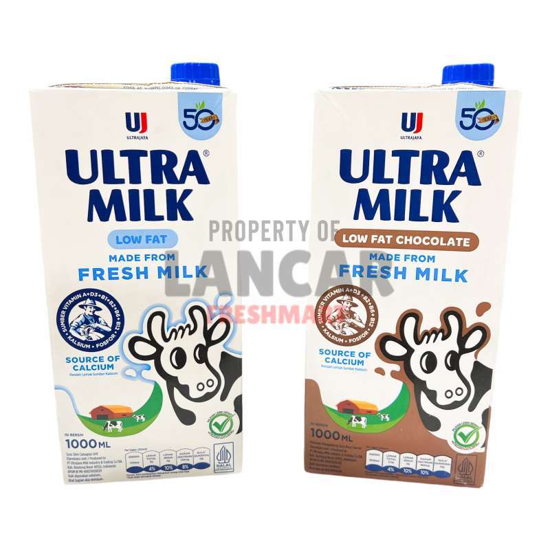 Jual Ultra Milk Susu Low Fat 1000ml Di Seller Lancar Freshmart ...