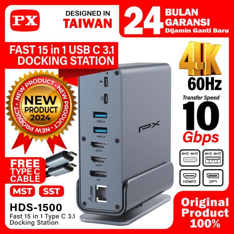 Daftar Harga Dual Monitor Docking Station 🔥 Original & Spesifikasi ...