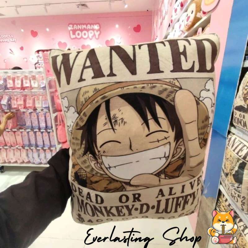 Jual Bantal One Piece Classic Collection Pillow Wanted Miniso Luffy ...