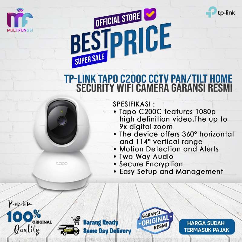 Camera Cctv Tapo Tp Link Tapo C200 Garansi Resmi Indonesia 🔥 Harga ...