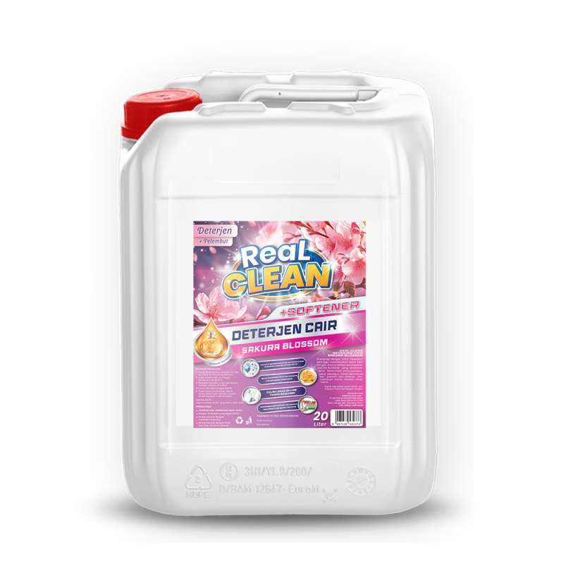 Promo Real Clean Detergent Cair 20 Liter - Deterjen Cair Laundry Liquid ...