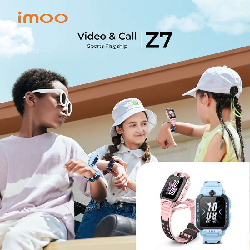 Jual Imoo Z7 Watch Phone Jam Anak Pintar Front & Rear Dual Camera Video ...