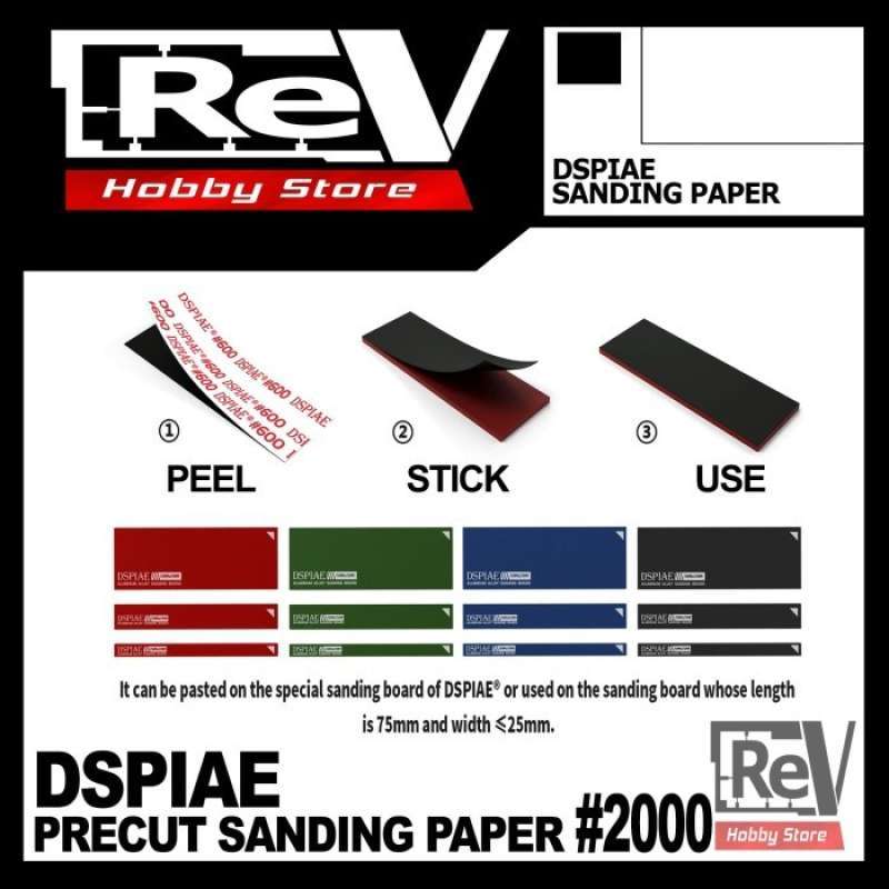 Jual Sanding Paper Kertas Amplas 2500 Dspiae Model Kit Gundam Di Seller ...