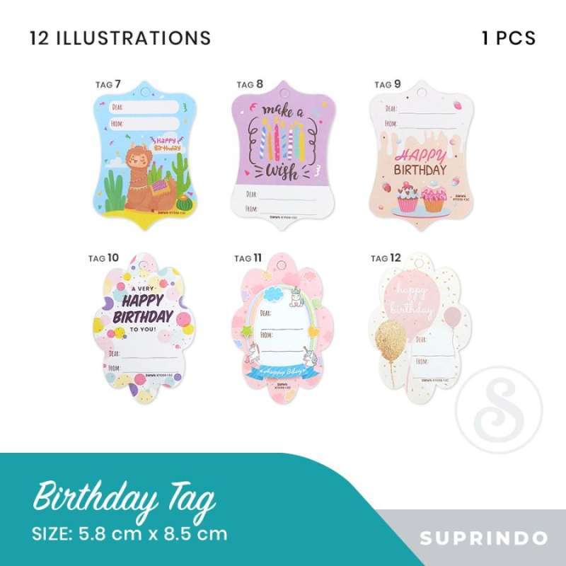 Jual Tag Happy Birthday 🏷️ Original Terbaru, Terlengkap, & Harga ...