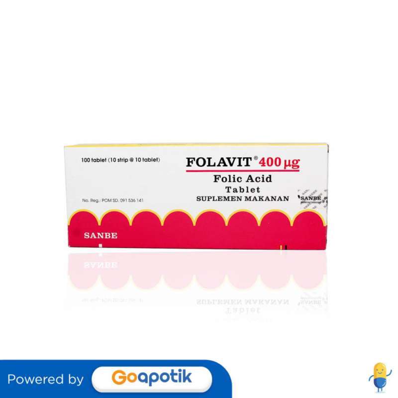 Jual Folavit 400 Mcg Box 100 Tablet Di Seller Apotek Golden Farma ...