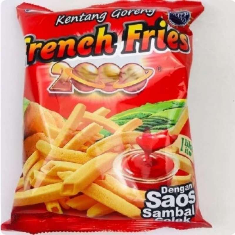 Jual Snack Jadul Makanan Ringan French Fries 2000 Snack Kentang Saos ...