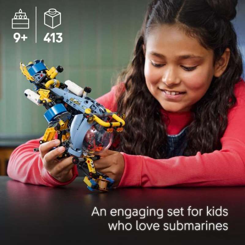 Promo LEGO Technic 42201 Deep-sea Research Submarine (413 Pieces ...