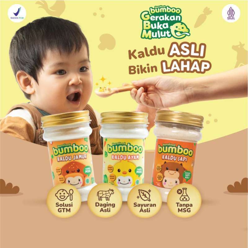 Jual Bumboo Kaldu Ayam, Sapi & Jamur Asli - Kaldu Mpasi Anak Tanpa Msg ...