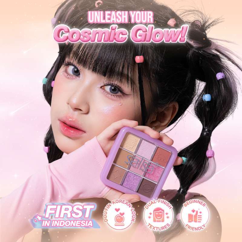 Promo Salsa Galaxy Series Makeup Set - Eyeshadow Palette,blush On Dan ...