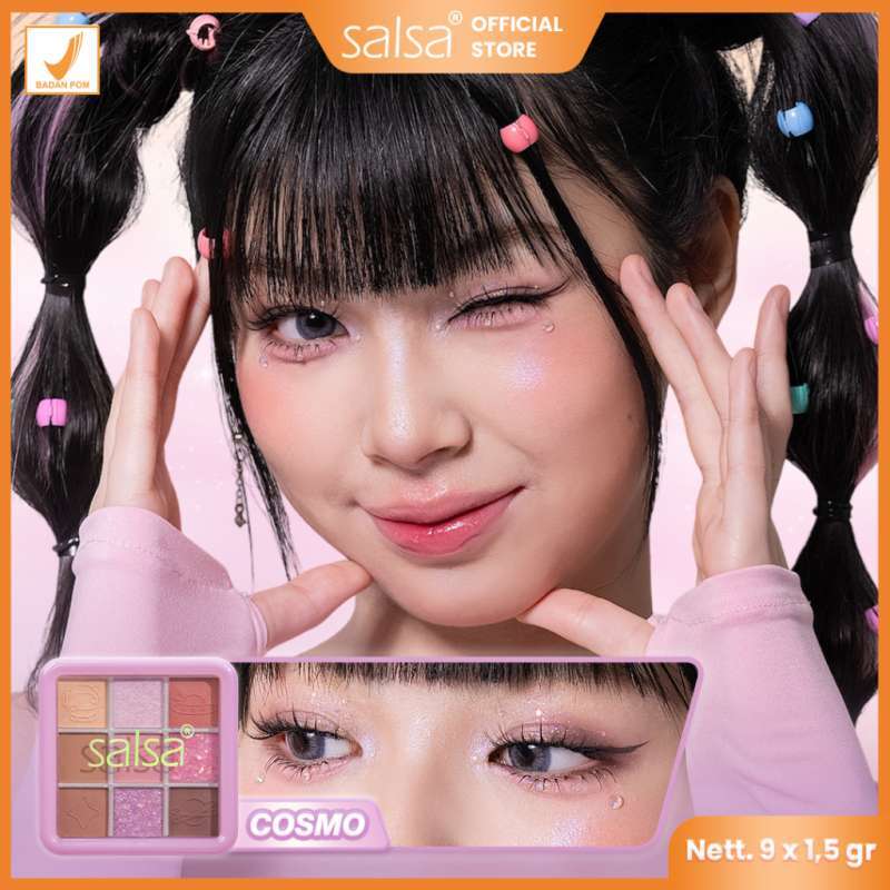 Promo Salsa Galaxy Series Makeup Set - Eyeshadow Palette,blush On Dan ...