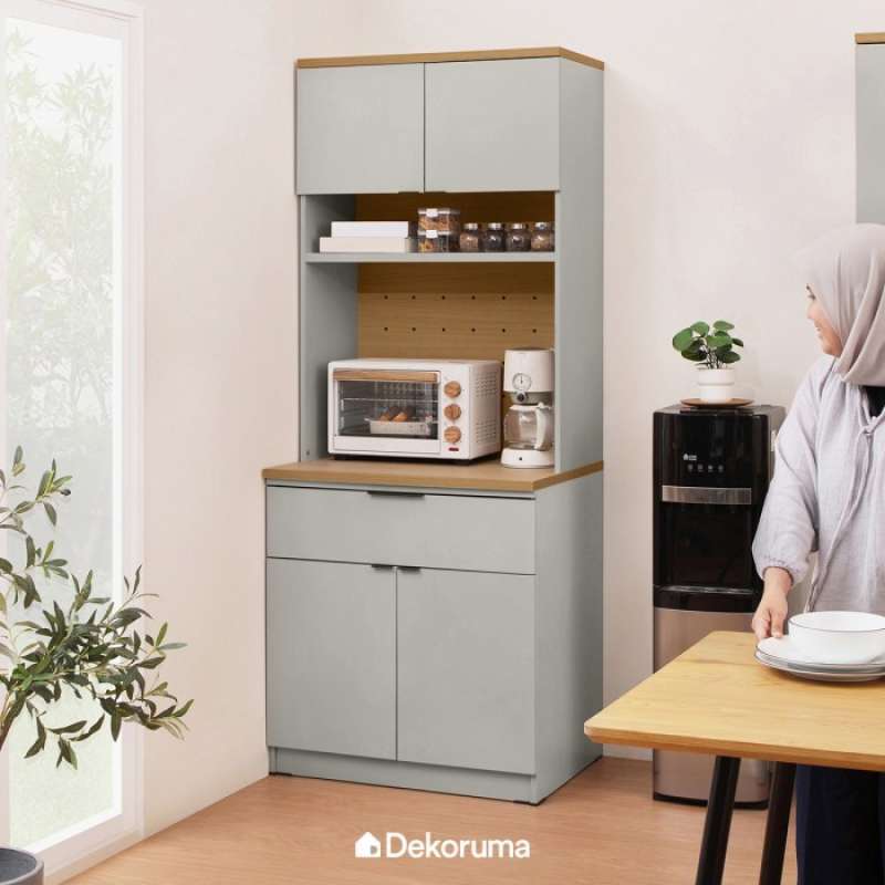 Promo Dekoruma Kiya Lemari Kabinet Dapur / Kitchen Cabinet Tinggi 80cm ...