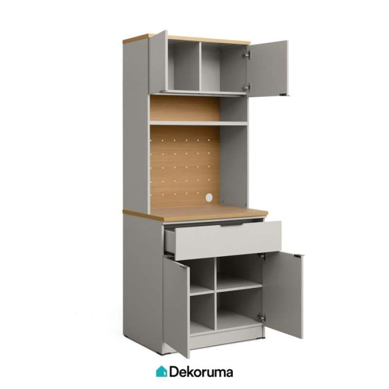 Promo Dekoruma Kiya Lemari Kabinet Dapur / Kitchen Cabinet Tinggi 80cm ...