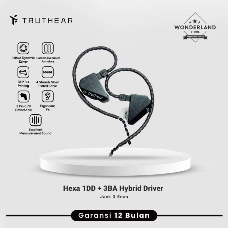 Promo Truthear Hexa 1dd + 3ba Hybrid Driver Dynamic Driver Iem In Ear ... Promo Truthear Hexa 1dd + 3ba Hybrid Driver Dynamic Driver Iem In Ear ...