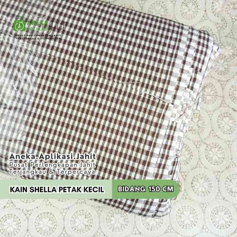 Jual Kain Sella / Shella Petak Petak / Kotak Kotak (1 Meter / 100 Cm ...