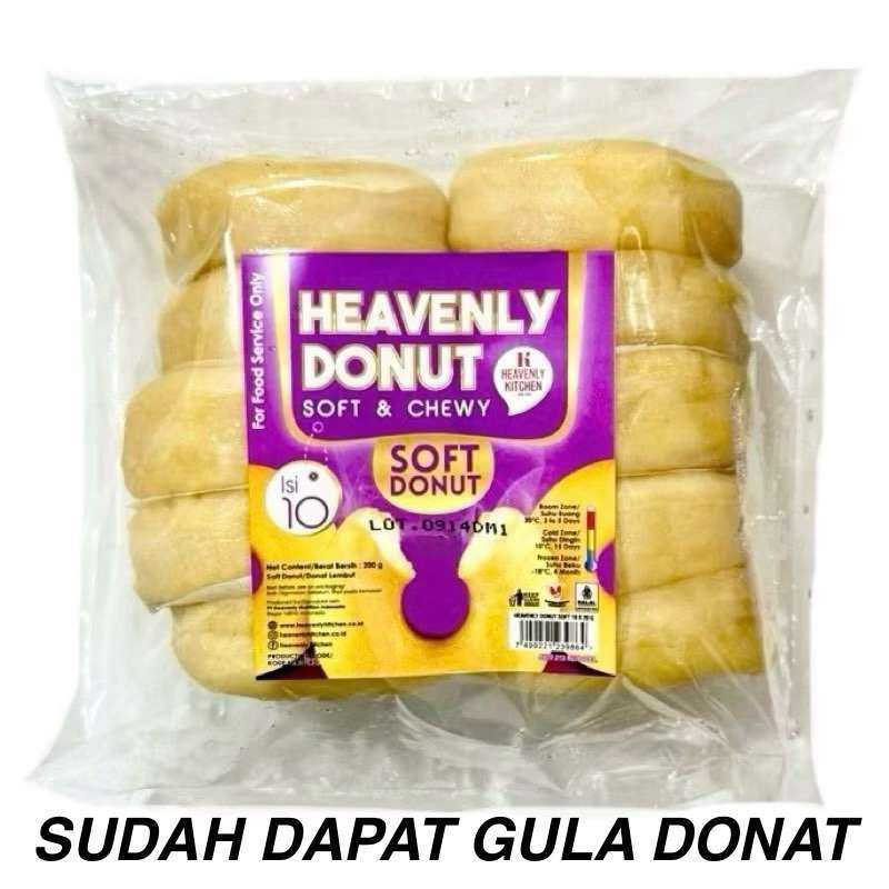 Jual Heavenly Donut Donat Mini Soft & Chewy 10 Pcs 200g Di Seller Yummy ...