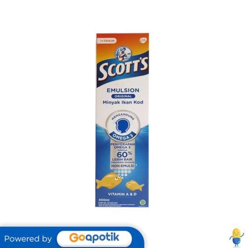 Jual Scott's Emulsion Original Sirup 400 Ml Di Seller Apotek Zidan ...