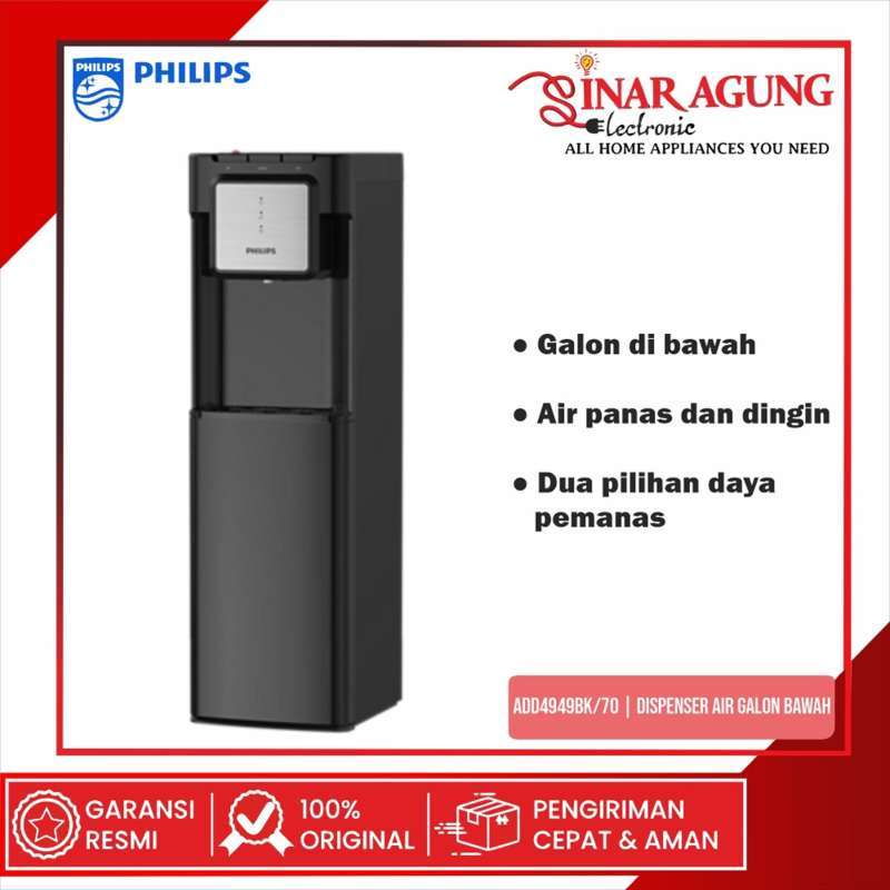 Promo Philips Add4949bk/70 / Add4949 Dispenser Galon Bawah Hitam - 100% ...