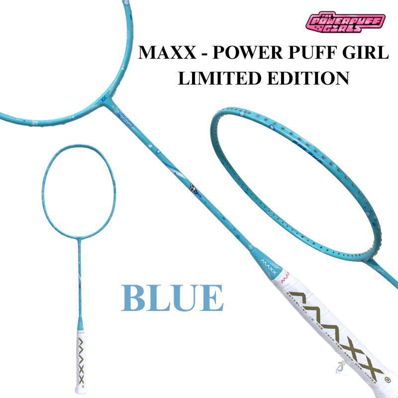 Jual Maxx Raket Badminton Power Puff Girl Pink Green Blue Limited ...