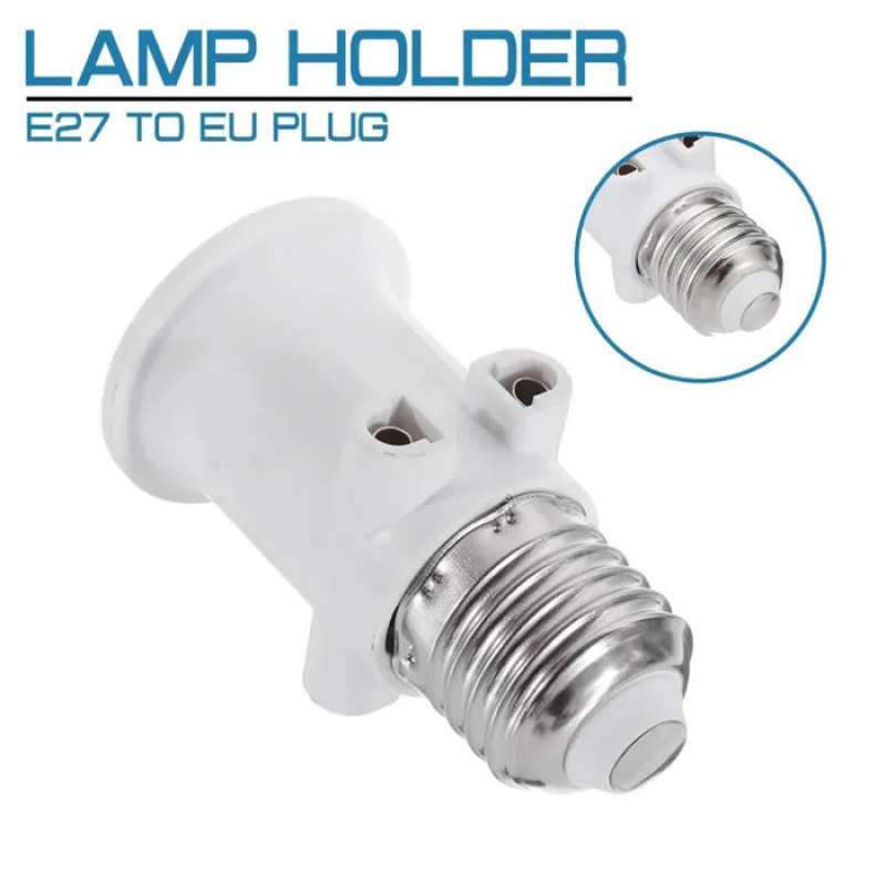 Promo Fitting Lampu Gantung Dengan Socket Colokan Listrik Eu Dual Plug ...