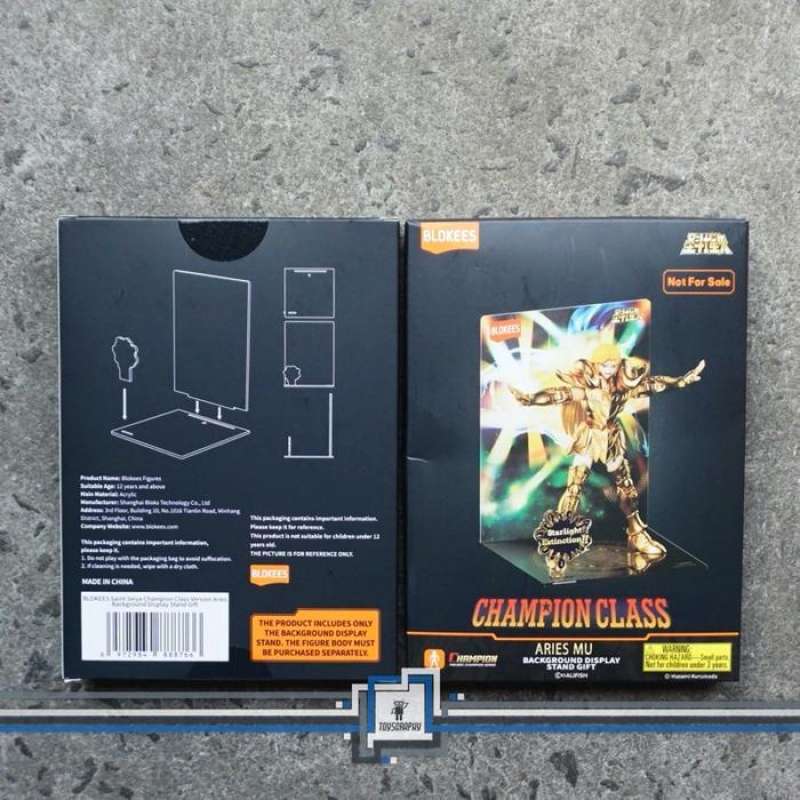 Promo Blokees Saint Seiya Champion Class Background Display Stand Shf ...