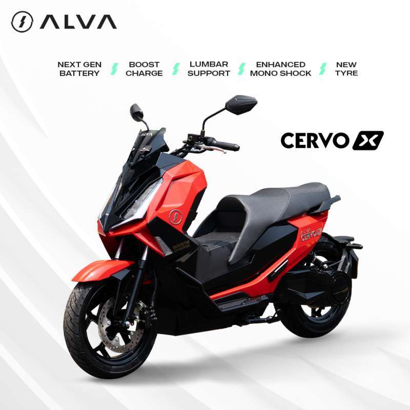 Jual Alva - Alva Cervo X Sepeda Motor Listrik 1 Baterai - Jabodetabek ...