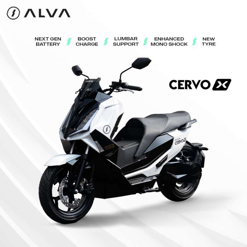Jual Alva - Alva Cervo X Sepeda Motor Listrik 1 Baterai - Jabodetabek ...