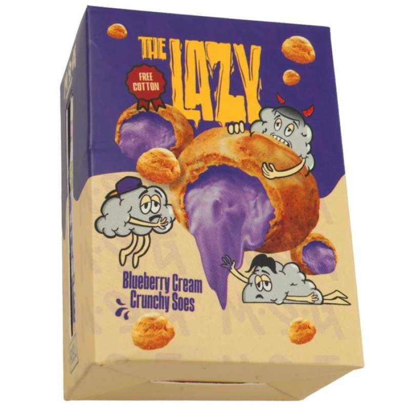 Jual Liquid Vape The Lazy Blueberry Cream Crunchy Soes 60ml By M.o.g Di ...