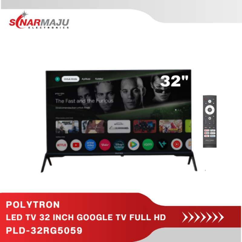 Jual Led Tv 32 Inch Polytron Full Hd Google Tv Pld-32rg5059 Di Seller ...