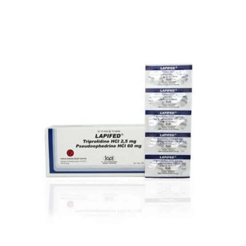 Jual Lapifed Strip Isi 10 Tablet - Triprolidine Pseudoephedrine Di ...