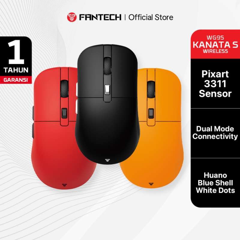 Promo Fantech Kanata Wireless Mouse Gaming Wireless Rgb Macro Wg9 Wg9s ...