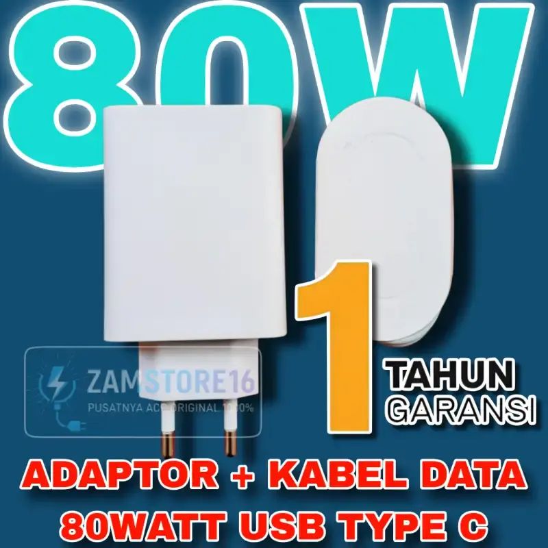 Promo [ Asli ] Charger + Kabel Data vivo 80w / 80watt Port USB Type C ...