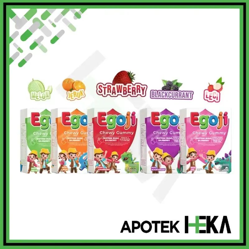Jual Egoji Chewy Gummy Ekstrak Buah Gojiberry Box Isi 5 Sachet ...