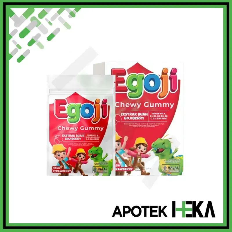 Jual Egoji Chewy Gummy Ekstrak Buah Gojiberry Box Isi 5 Sachet ...