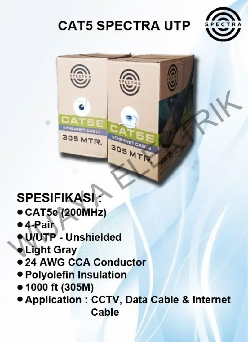 Daftar Harga Spectra Utp 🔥 Original & Spesifikasi Lengkap Maret 2026