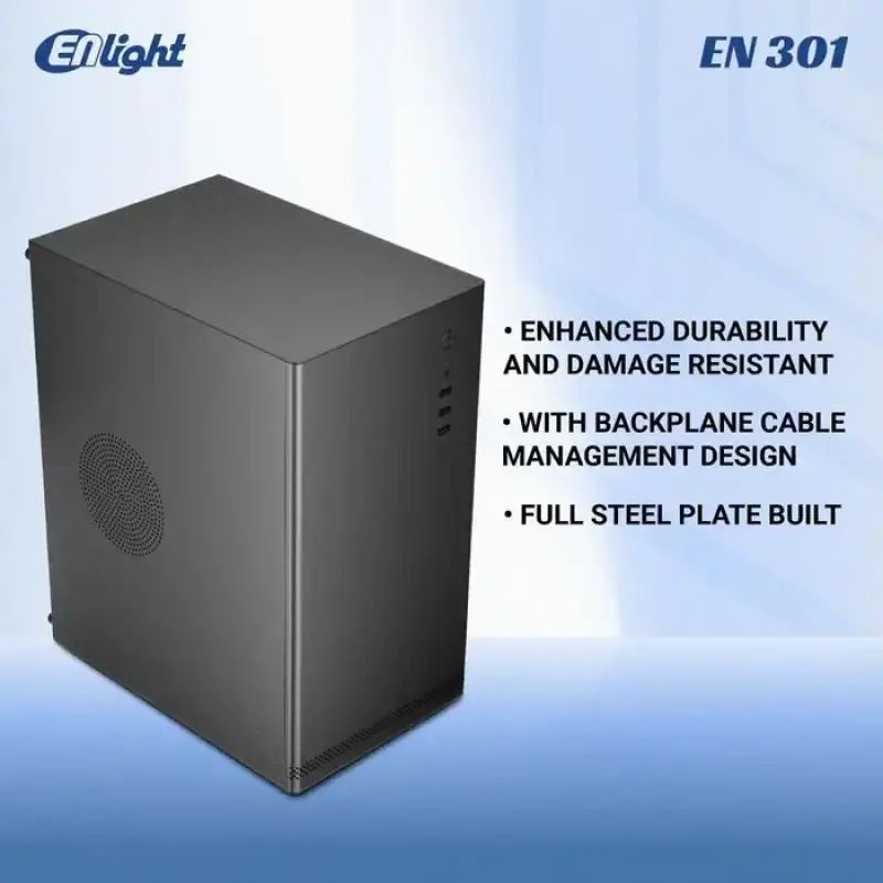 Jual Enlight En-301 Nclude Psu 300w ( Black ) Casing Pc Case (m Atx) En ...