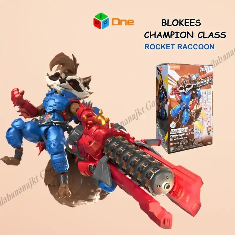 Promo Blokees Marvel Rivals Champion Class Rocket Raccoon Cc08 Avengers ...