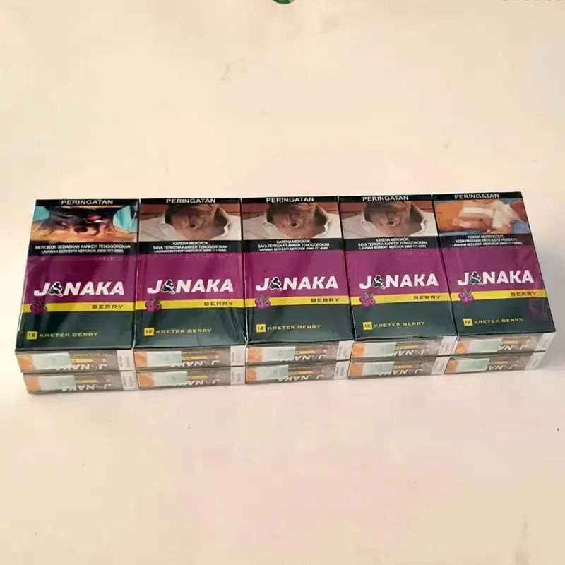 Jual Janaka Berry 12 Rokok Kretek [1 Slop / 10 Bungkus @ 12 Batang] Di ...