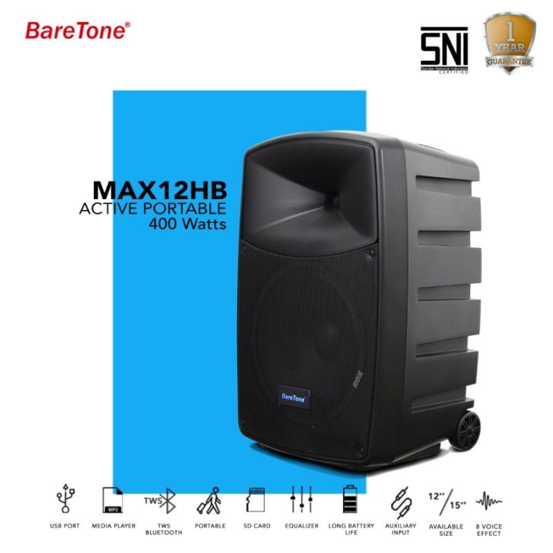 Speaker Portable Baretone Max12 Hb Garansi Resmi Indonesia 🏷️ Harga ...