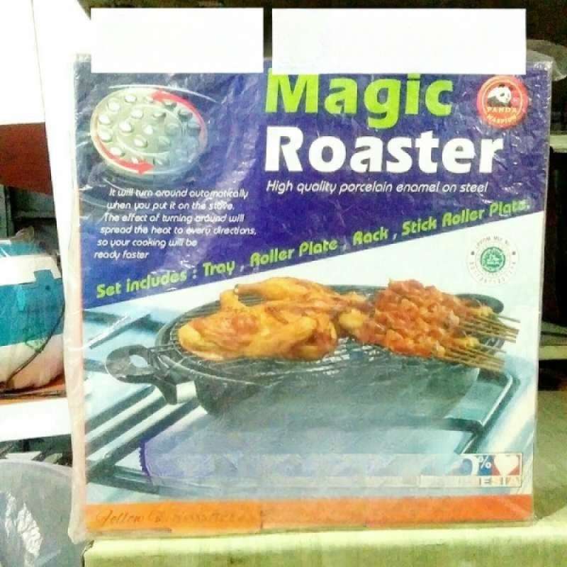 Promo Maspion Panda Magic Roaster 34cm Grill Gas Sate Bbq Asli Dan Baru ...