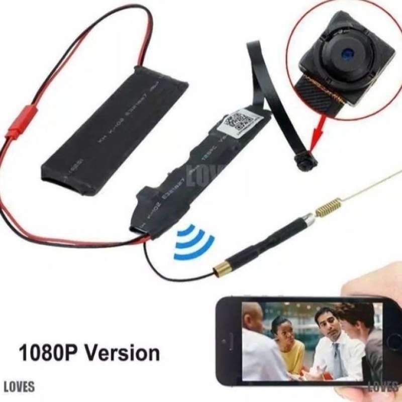 Jual IP Cam Mini Wifi Spy Cam Kecil Kamera Tersembunyi 5MegaPixel / 4K ...
