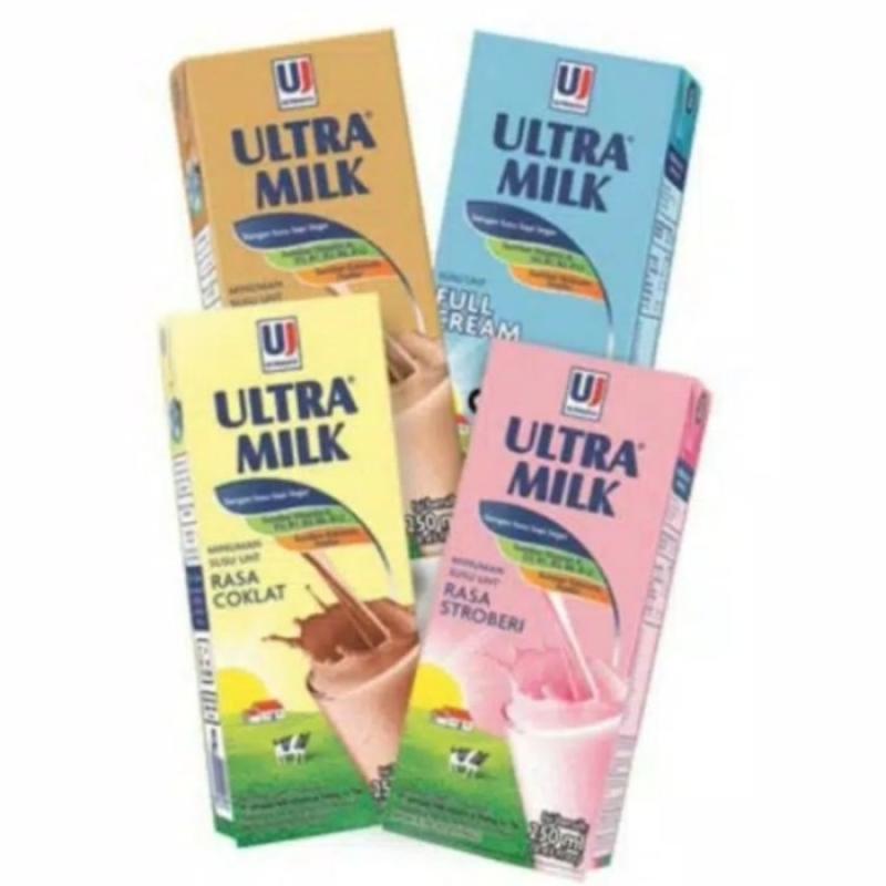 Jual Susu Ultra Milk 250 Ml - Full Cream - Strawberi Di Seller Tk ...