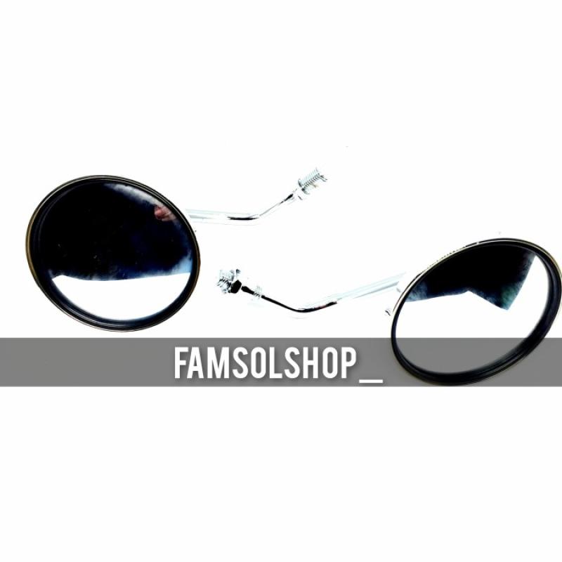 Jual Spion Retro Mini Klasik Model Vespa Universal Motor Yamaha Honda ...