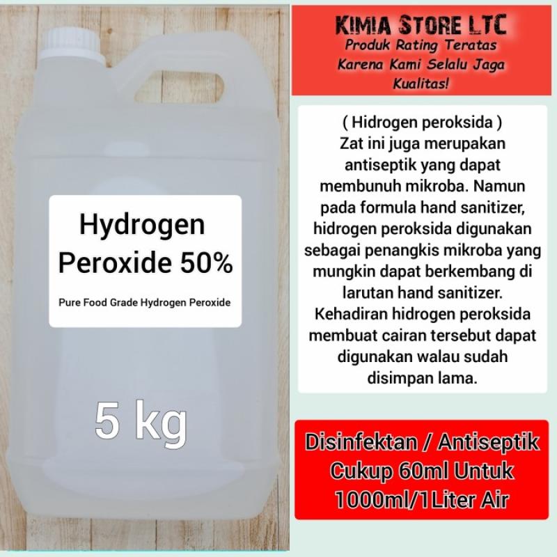 Promo H2o2 50% / Hydrogen Peroxide 50% Pure Food Grade Diskon 10% Di ...